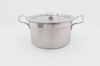 China 4pcs Kitcheware high quality hot steamer stainless steel stock pot with steel lid for sale