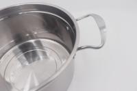 China 8pcs Countertop dining steel rivets milk pot flame free cooking pot with lid for sale