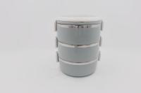 China 3 Layers 2.1L  Tableware leakproof sealed lunch box plastic dinner container for picnic for sale