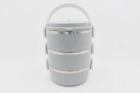 China 0.7L Superior quality multilayers food container stainless steel collapsible children lunch box for sale