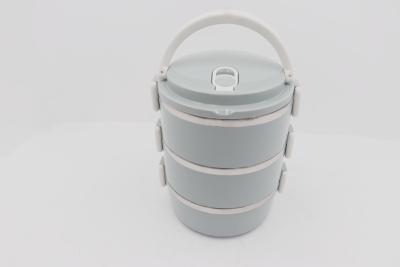 China 0.7L 1 Layer Eco friendly inner stainless steel bento lunch box for school multilayers food container for sale