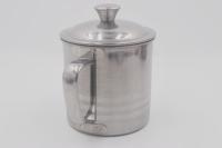 China 13cm Bulk items stainless steel oil pot stainless steel sugar pot with lid for sale