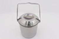 China 1.5L Amazon hot selling staninless steel soup pot with inner bowl food grade tiffin box for sale
