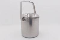 China 1.5L Amazon hot selling staninless steel soup pot with inner bowl food grade tiffin box for sale