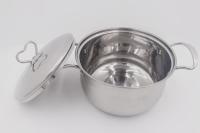 China 16,18cm Camping pot non-stick hot pot round steel restaurants soup pot for sale