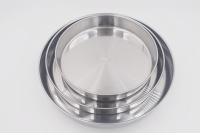 China 28.32.36cm 3pcs Bakeware nonstick pizza pan grade stainless steel cake plate for sale