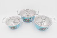 China 16,18,20cm Pots and pans belly shape cooking pot  steel non-stick pressure pots for sale
