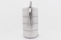 China 18cm Take away stainless steel food container 2 /3/4/5 Layers lunch box with handle for sale