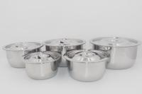 China 8pcs Kitchen tools travel camping outfit cooking sets high quality stainless steel stock pot for sale