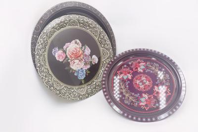 China 30cm Wedding restaurant events flower design bone plate for party  decorative wedding dish set for sale