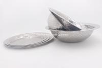 China 36cm Kitchen utensil metal soup deep basin various sizes grade steel rice bowl for sale