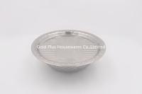 China 30-50cm Durable kitchen tools stainless steel rice washing bowl serving bowl vegetable washing basin with lid for sale