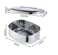China 1120ml Dinnerware three compartments food storage container set for children bento box for kids and adults for sale