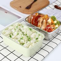 China 900ml Multi-purpose portable rectangular stainless steel bento box picnic food fruit storage box for kids adult for sale