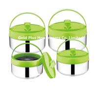 China 8pcs Camping portable food warm keeper stainless steel thermal food lunch box with cover film for sale