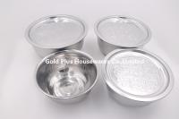 China 22cm African market metal oil pot cheap stainless steel soup basin set finger bowl wash basin with lid for sale