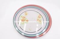 China 45cm Wedding & party tinplate plate charger plates round dish serving tray wedding plates set for sale