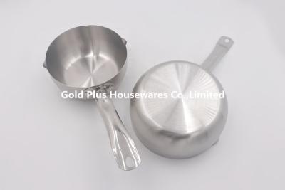 China 18cm Traditional Japanese style soup pot stainless steel single handle coffee warmer milk pitcher for sale