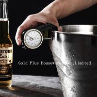 China 620g Custom metal steel round shape beer ice bucket for sale big capacity custom logo bar wine beer wine cooler for sale
