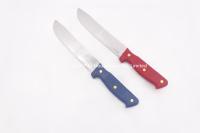 China Tableknife kithen supplier stainless steel butcher knife manufacturer forging knife with different colors for sale
