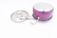 China Kitchenware stainless steel soup pot hot sale 16cm metal stockpot kitchen cooking pot for home for sale