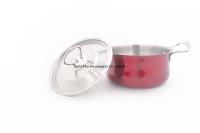 China 6pcs Best selling 16,18,20cm insulated food warmer casserole stainless steel casserole hot pot for sale