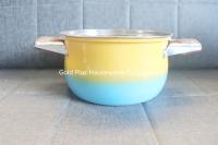 China China hot-selling large buffet stainless soup pot even heat cooking stew pot with plastic heat  insulation handle for sale