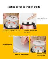 China Different sizes food jar flask insulated containers 1.6L 2.2L stainless steel lunch box soup warmer pot for sale
