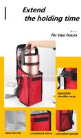 China Portable thermal lunch box thermo container pink thermos food jar vacuum stainless steel drinking cup for soup yogurt for sale