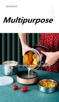 China Keep food warm 2L stainless steel insulated food container keep hot 24 hour thermos lunch box vacuum flask termos for sale