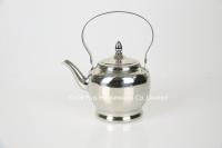 China 20cm Durable stainless steel water fast boiling kettle silver color kitchen tea kettle double wall hotel water kettle for sale