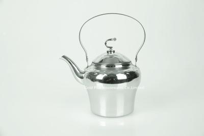 China 14.16,18cm Home hotel tea maker natural color ancient teapot double wall stovetop coffee whisting kettle for sale