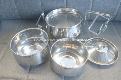 China 3 Tiers hot sale in market stainless steel vietnam tiffin food carrier natural color thermal bento lunch box for sale