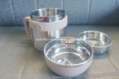 China Wholesale stainless steel thermos vacuum flask 1.5L insulated containers stainless steel lunch box for sale