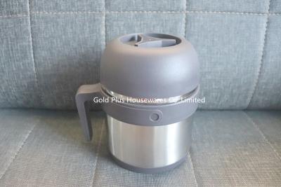 China Classic style portable food container food grade stainless steel vacuum soup pot with single handle for sale