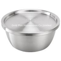 China 4cm Cheap kitchen utensil metal stainless steel 304 mixing bowl different sizes soup deep basin for sale