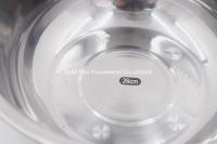 China 26cm China supplier thin stainless steel indian basin circular gift basin for sale