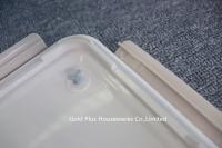 China Hot sale customize single layer food container stainless steel snack rectangle food box with 2 compartments for sale