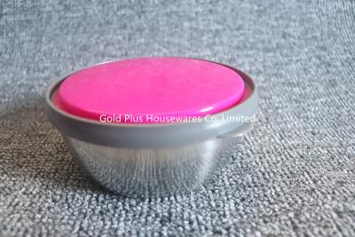 China Amazon crazy selling metal thicken serving preservation mixing bowls stainless steel fresh keeping box for sale