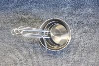 China 80ml High quality custom multicolor measuring spoon sets stainless steel 4 pcs kitchen cooking baking measuring cups for sale