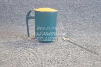 China New arrivals multicolor 304 stainless steel water mugs custom printed reusable coffee cup and mugs with spoon for sale