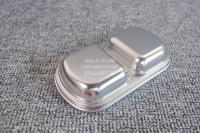 China Restaurant rectangular serving tray Japanese sushi dinner set sauce metal steel serving dishes for banquet for sale