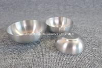 China Promotional catering small sauce dish modern hotel tableware luxuary stainless steel salad bowl set for sale