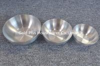 China Superior quality silver buffet serving bowl eco-friendly dipping sauce bowl stainless steel small soy sauce dish for sale