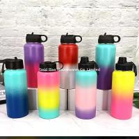 China Factory directly sell 22oz wide mouth double wall vacuum flask insulated stainless steel sports water bottle for sale