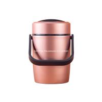 China New designed 2L stainless steel vacuum insulated thermos for adult portable thermal soup pot with big handle for sale