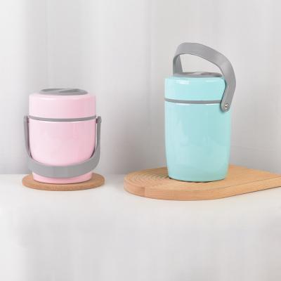 China New vacuum food holding cup sus 304 insulated 2L casserole pot double wall heat preservation stew beaker for sale