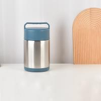 China Food container school student insulated thermos keep hot lunch box with spoon designed stainless steel insulated flask for sale