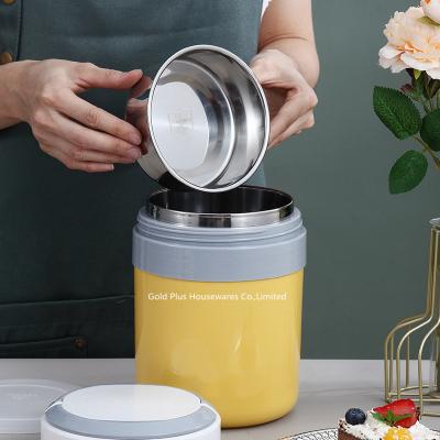 China Promotion gift food container thickened stainless steel vacuum food flask private label insulate for sale