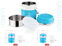 China Airtight high quality tableware 1.9L vacuum custom food jar keep hot cold with spoon office portable food carrier for sale